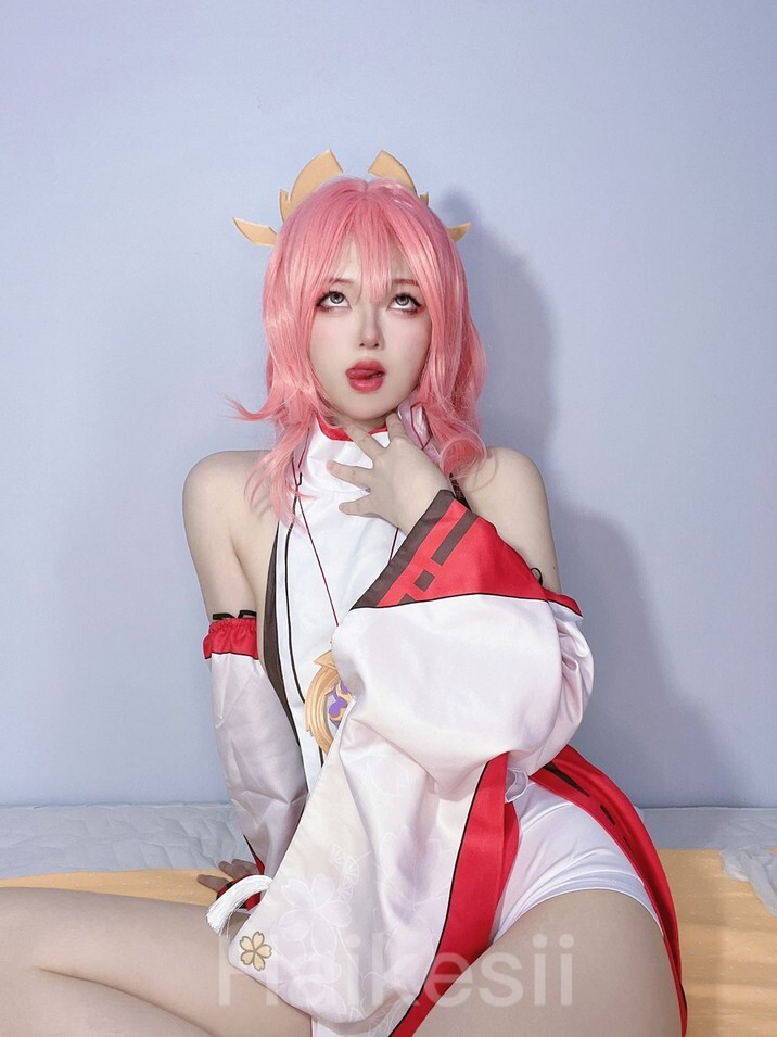 海克斯科技 – 八重神子+油亮丝袜+玉桂狗 [62P2V-22MB] – 鹿奈次元