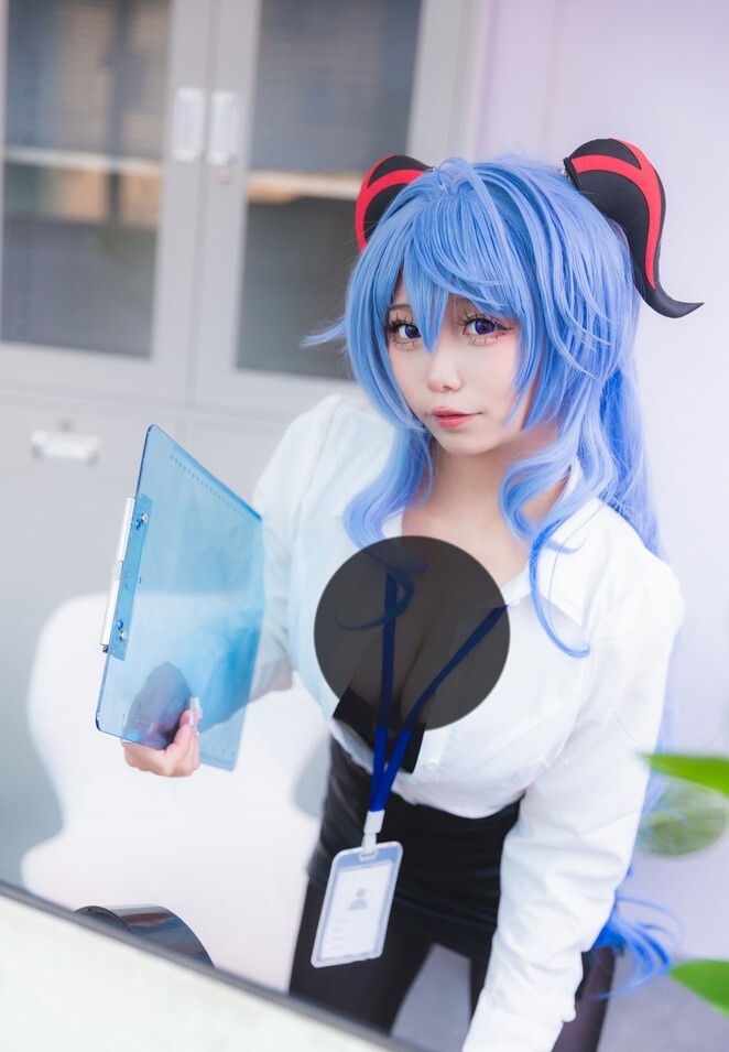 桃井乳平 – 原神甘雨 [15P-117MB] – 鹿奈次元