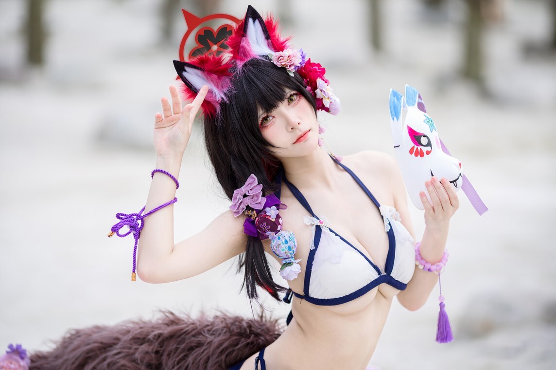 九柒喵 – 狐坂若藻 水着 [23P-167MB] – 鹿奈次元